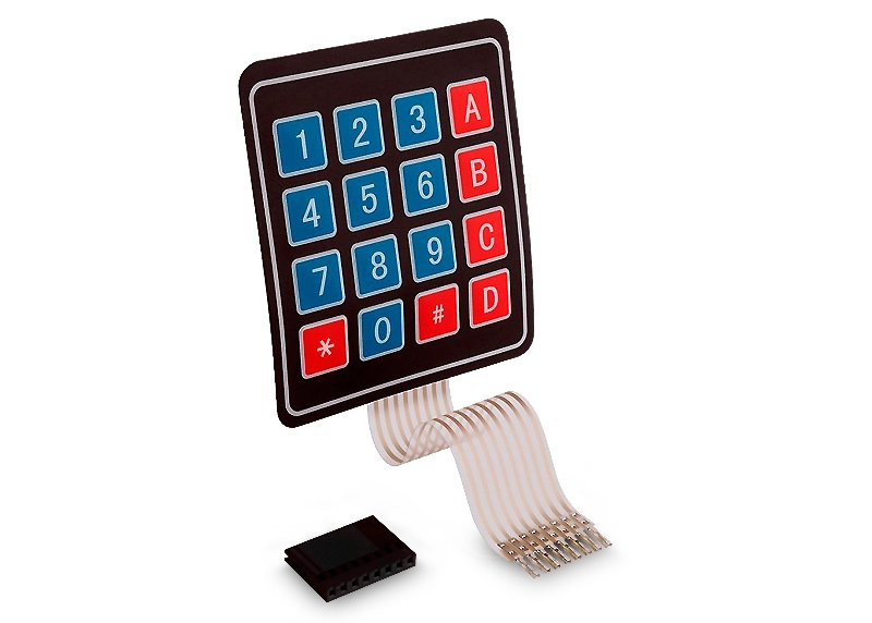 Teclado Membrana Matricial 4x4 Autoadhesivo Arduino Keypad Ef Componentes